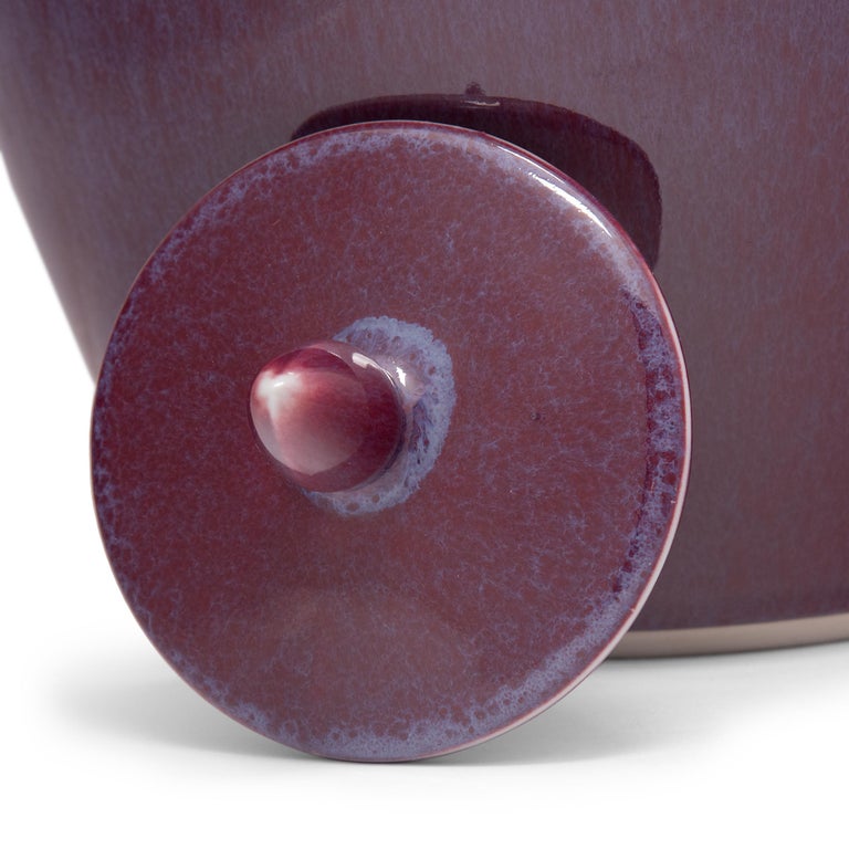 Chinese Flambé Purple Ginger Jar at 1stDibs