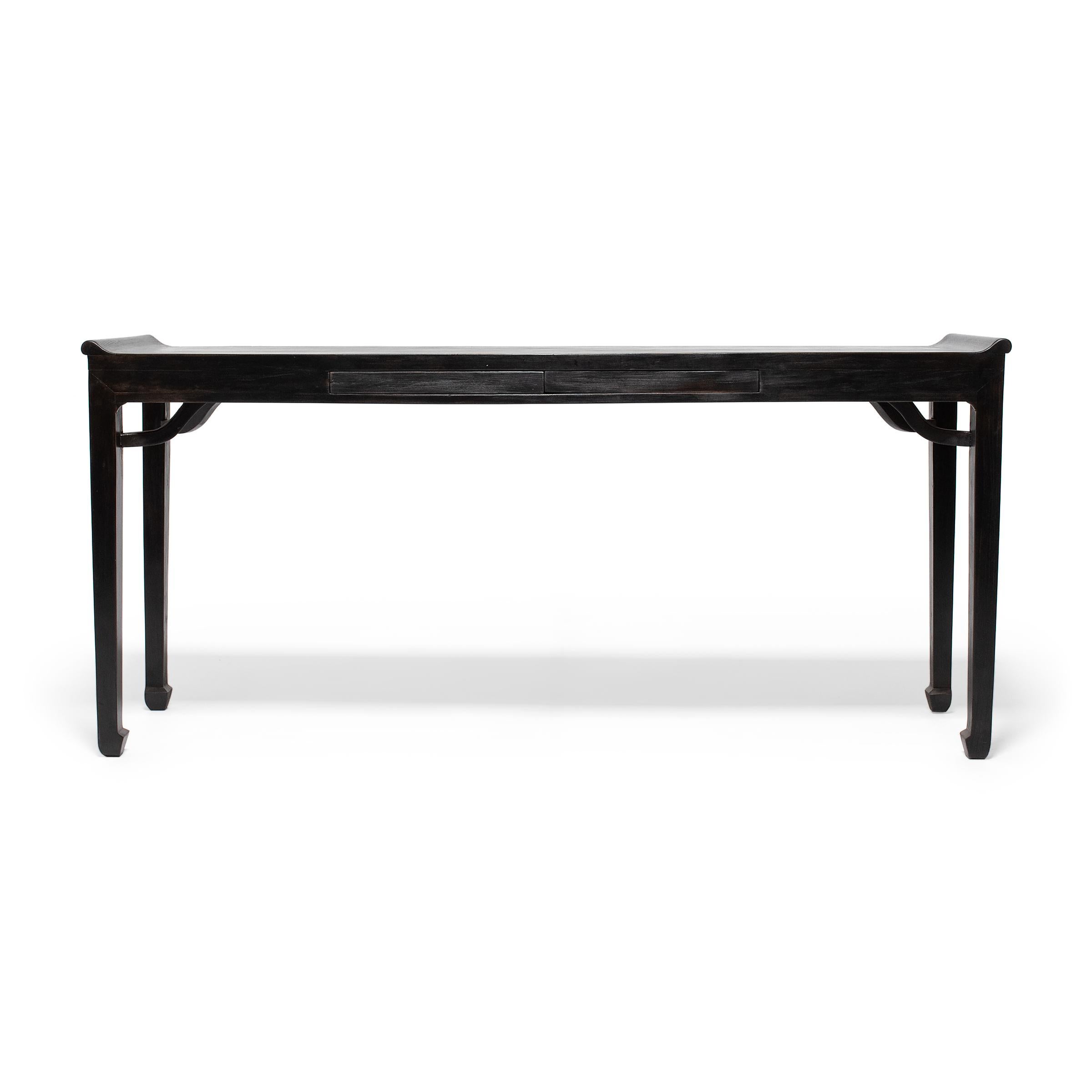 Chinese Flanked Offering Table, c. 1900 at 1stDibs