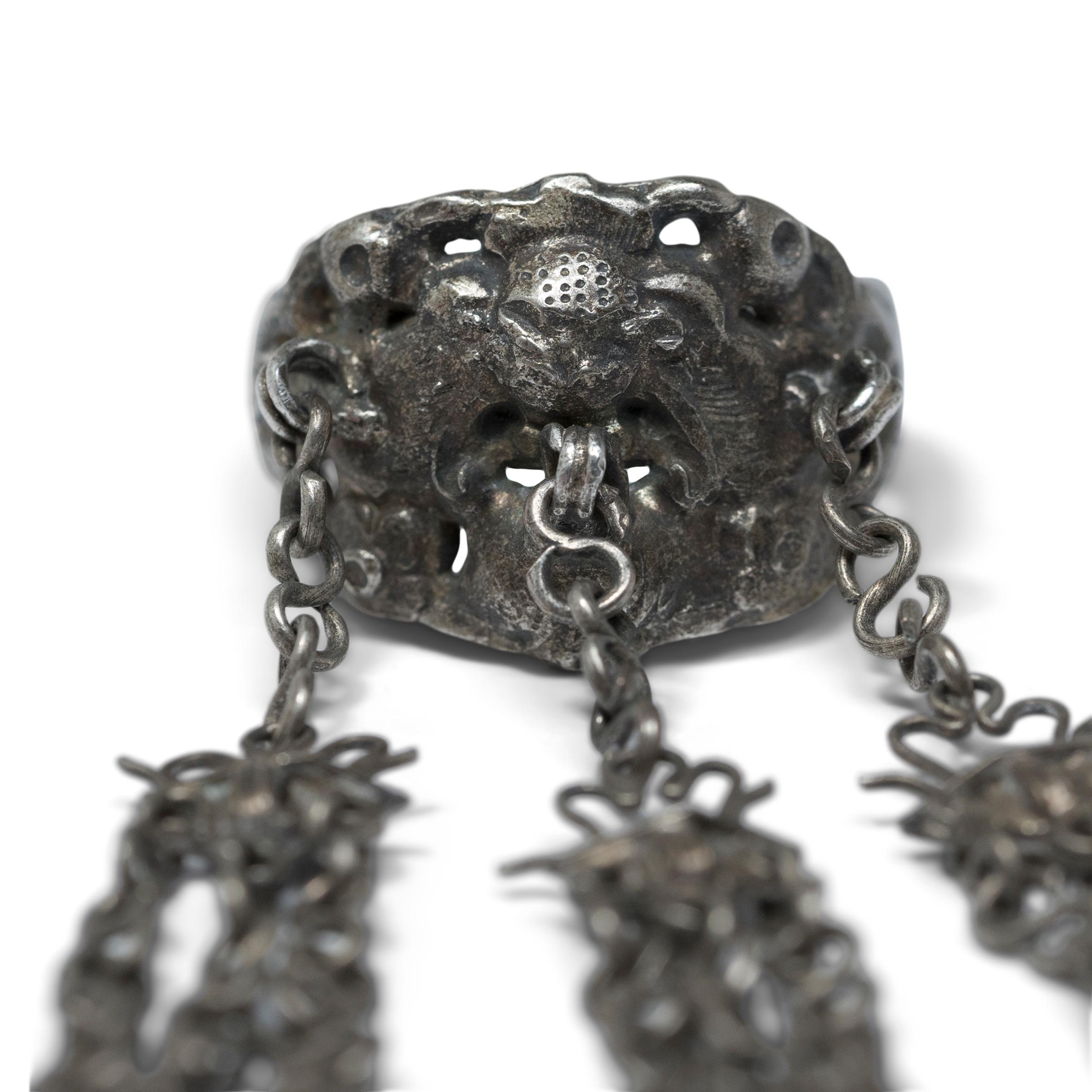 Chinese Fruit Bat Charm Ring, circa 1900 For Sale at 1stDibs