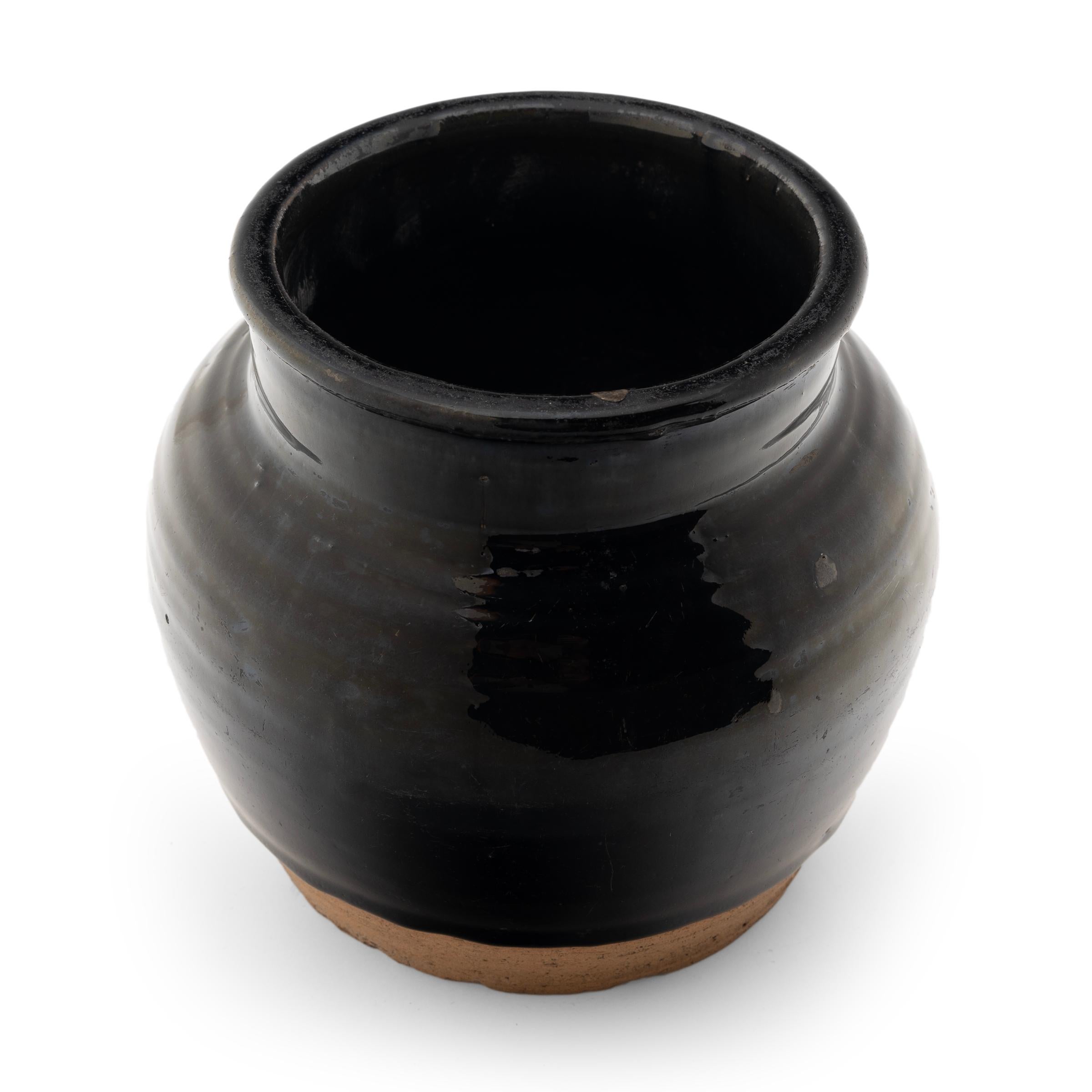 Chinese Glazed Kitchen Jar, c. 1900 For Sale at 1stDibs