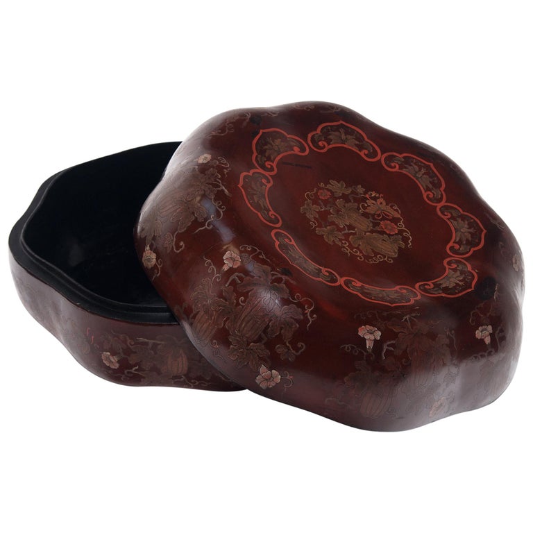 Chinese Gourd-Form Presentation Box, circa 1850 For Sale at 1stDibs