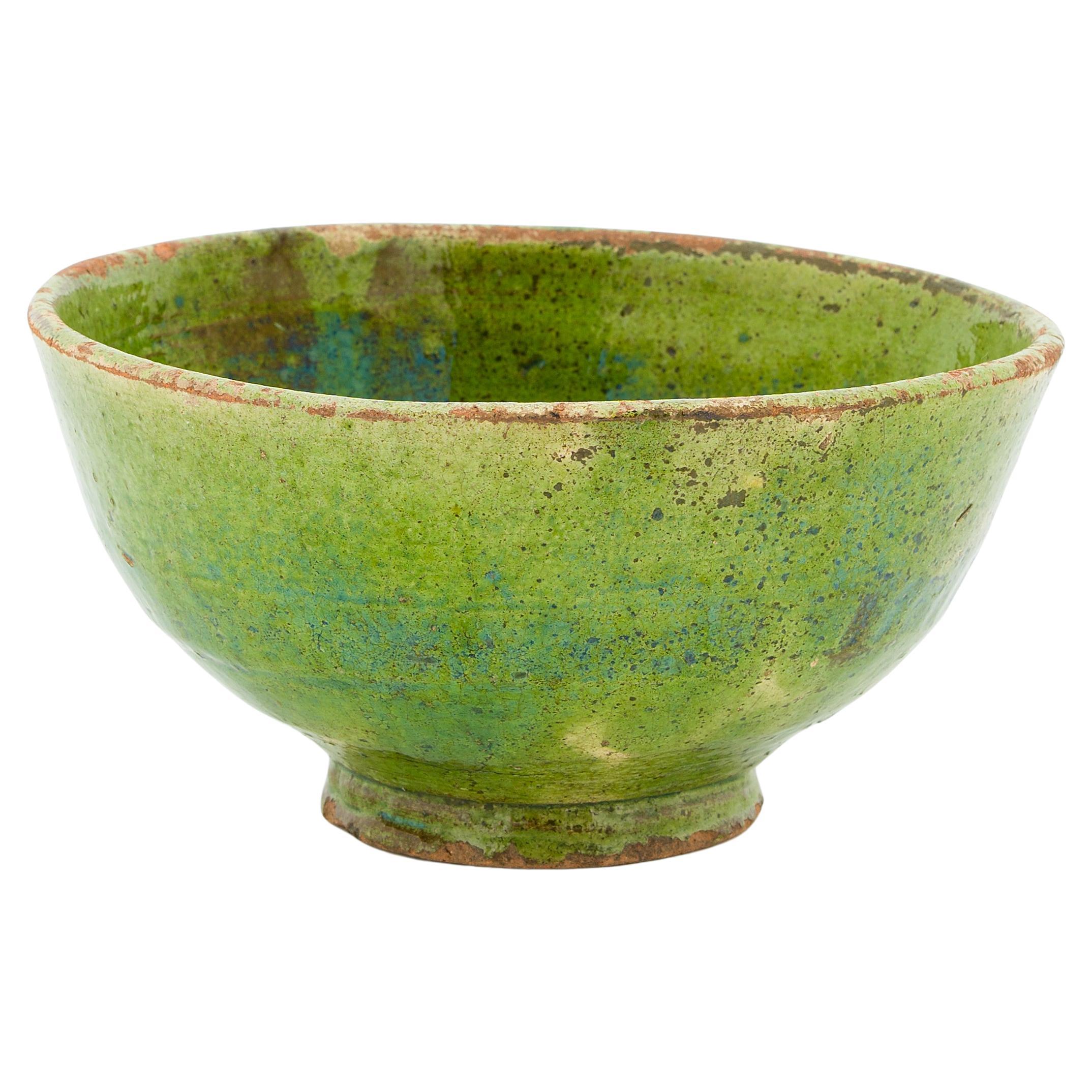 Doyle Lane Glazed Ceramic Footed Bowl at 1stDibs
