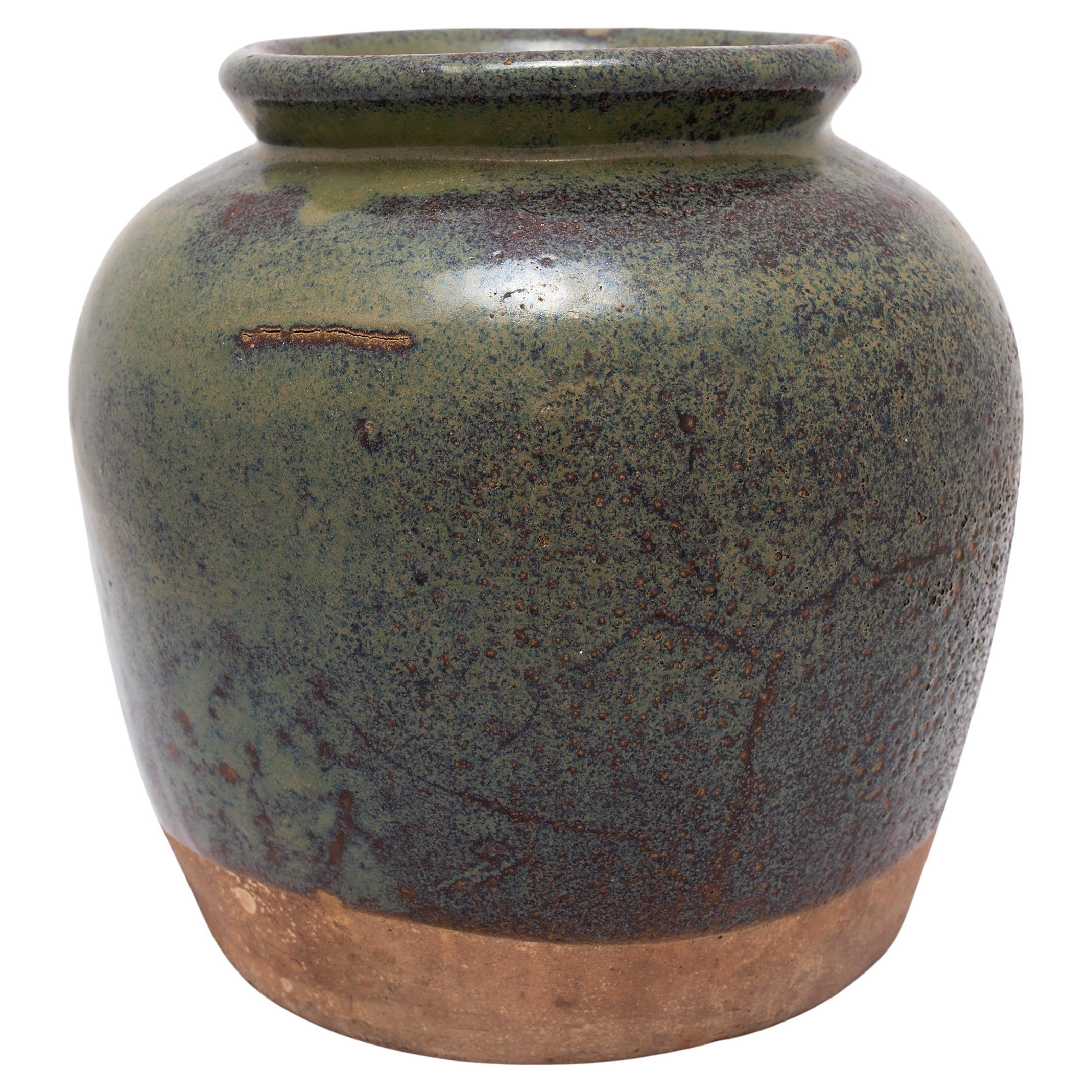 Rustic Chinese Water Jar For Sale at 1stDibs