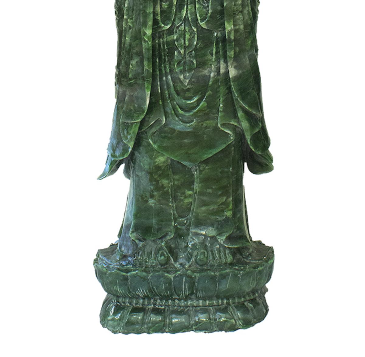 Chinese Green Hardstone Carving, China, 20th Century at 1stDibs | green ...