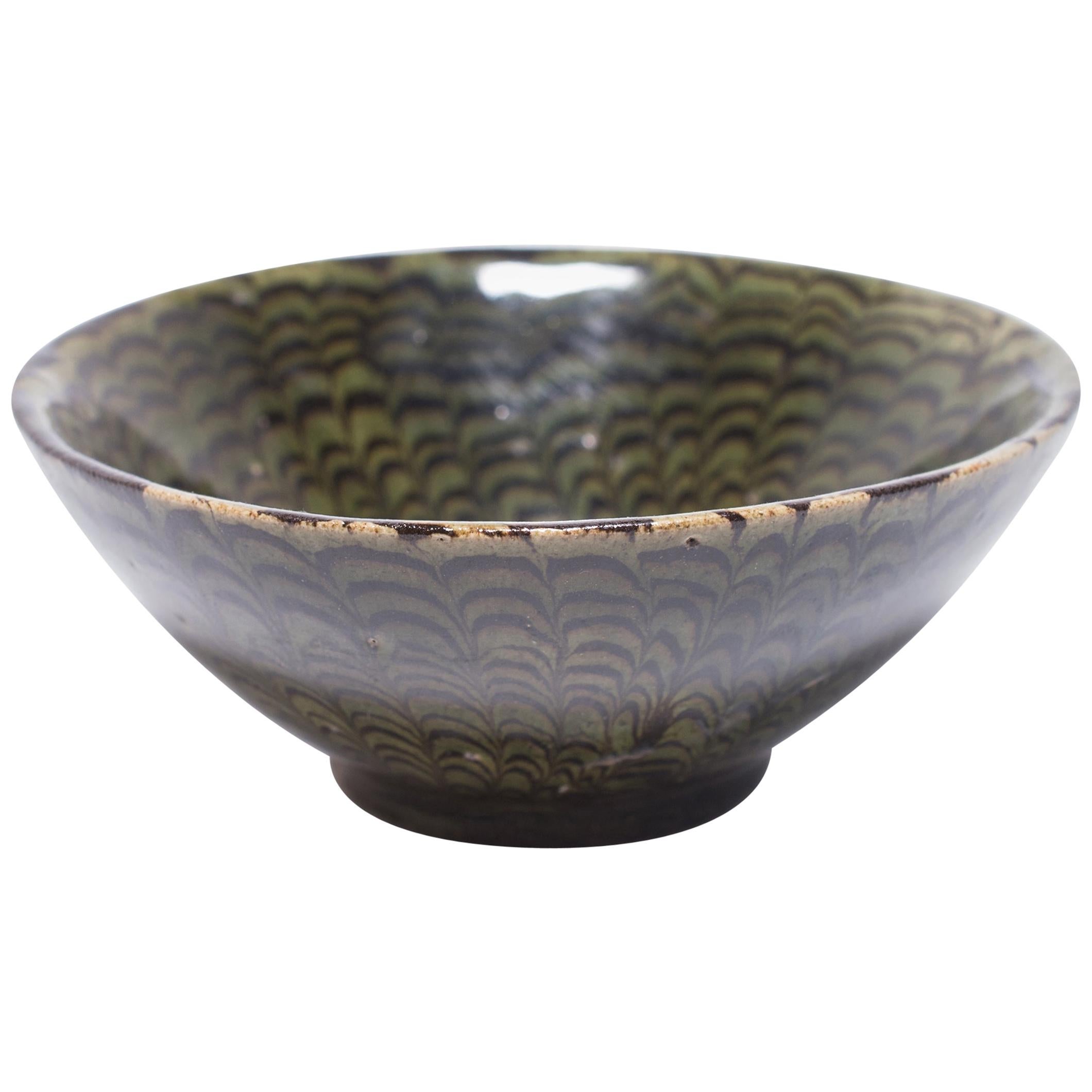 Chinese Green Marble Ware Bowl at 1stDibs
