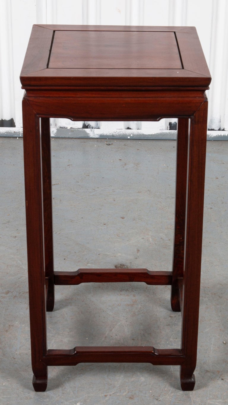 Chinese Hardwood Side Table at 1stDibs