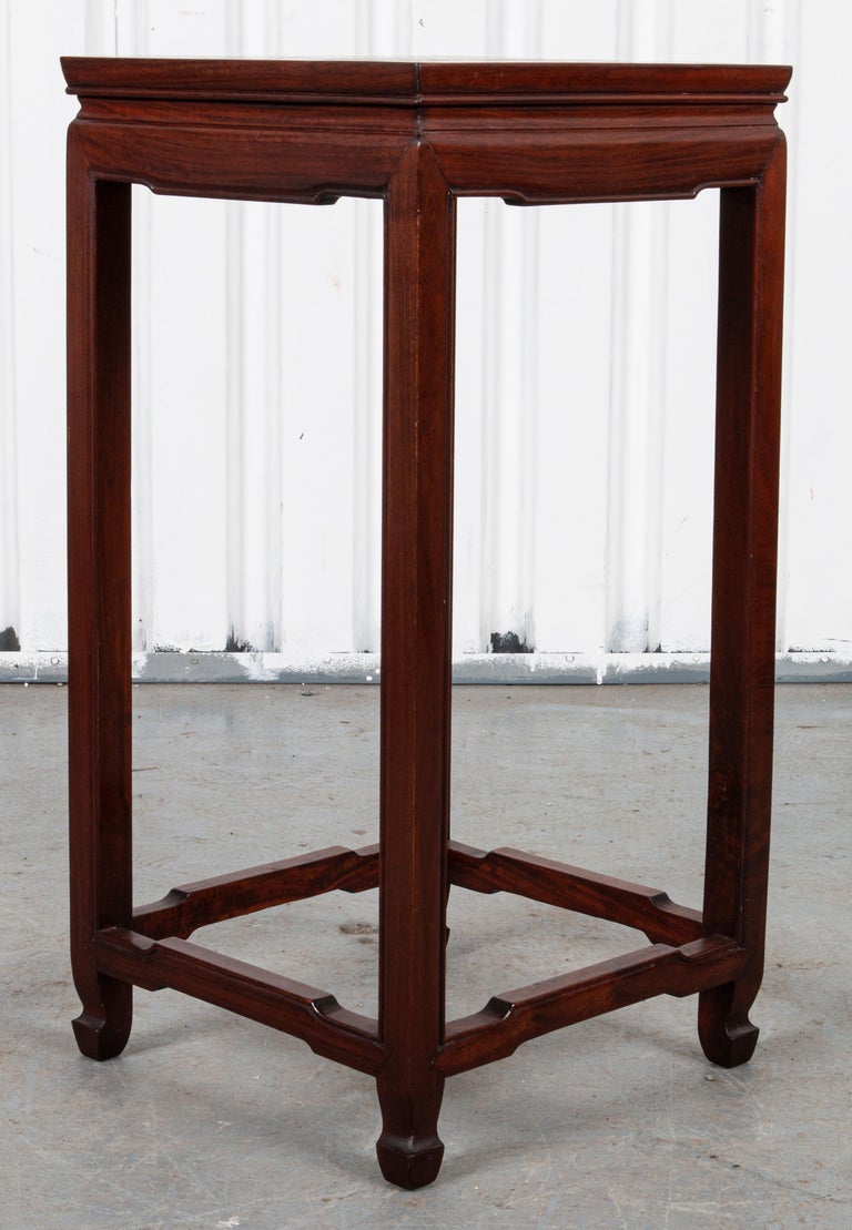 Chinese Hardwood Side Table at 1stDibs