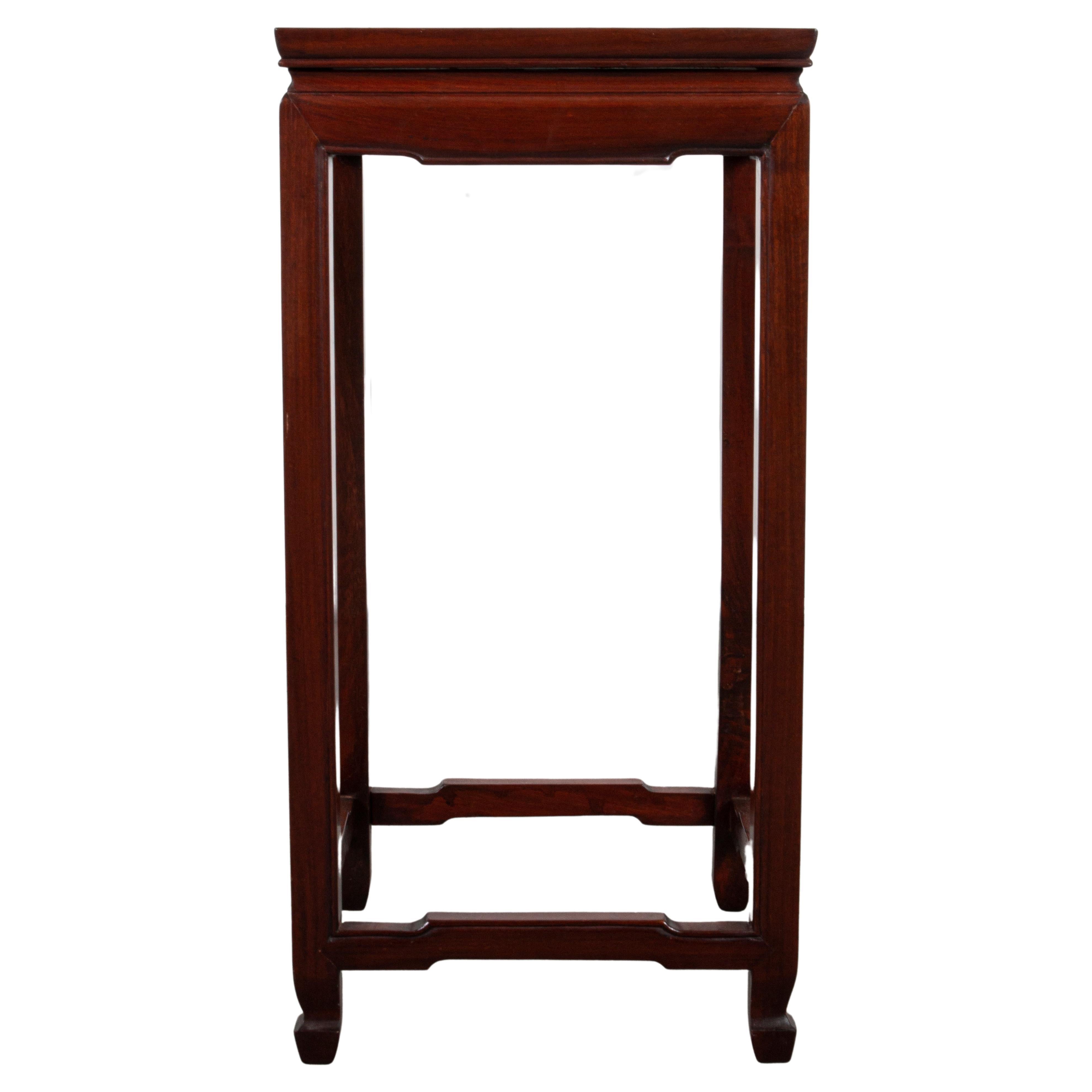 Chinese Hardwood Side Table at 1stDibs