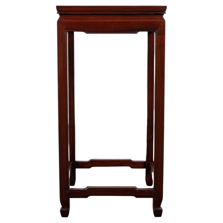 Chinese Hardwood Side Table at 1stDibs