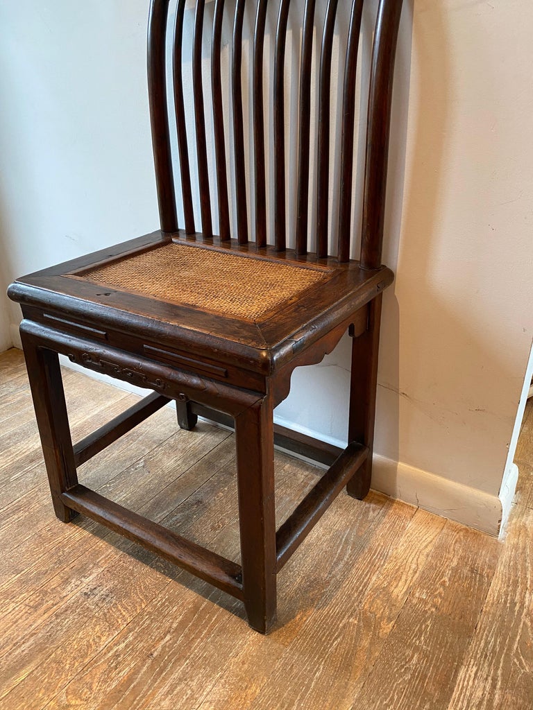 Chinese Huanghuali (Rosewood) Spindle Back Chair, Meiguiyi, 18th/19th ...
