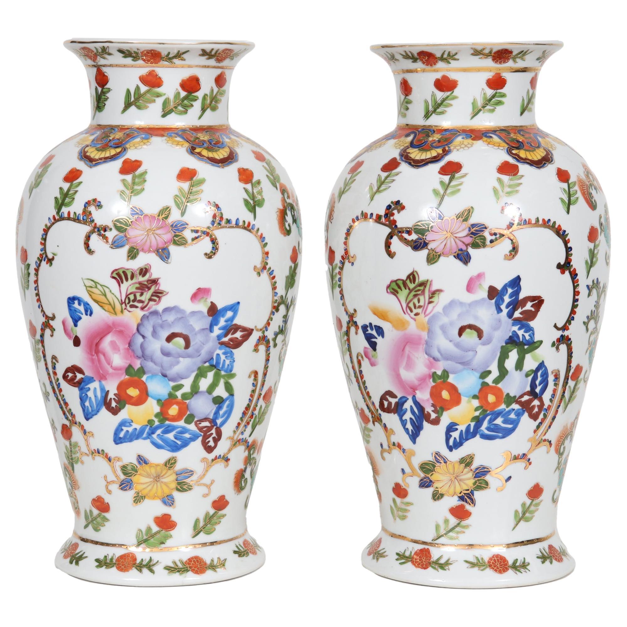 Pair of Decorative Baluster Vases, Losol Ware Ceramic Urns, Keeling and ...