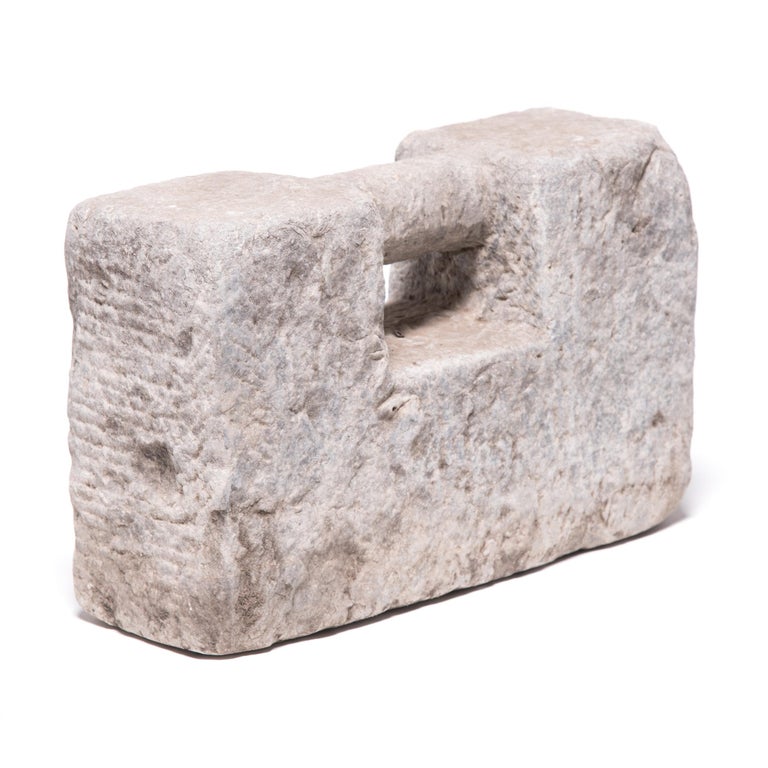 Chinese "Ishi Sashi" Stone Martial Arts Weight, c. 1850 For Sale at 1stDibs