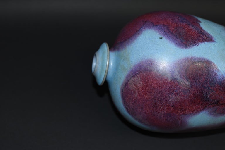 Chinese Jun Ware Porcelain Vase, Tang Dynasty Style For Sale at 1stDibs