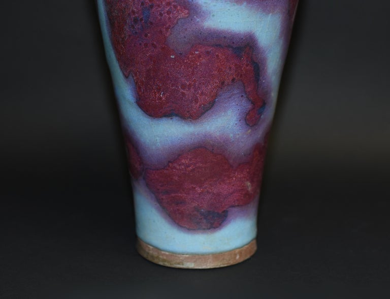 Chinese Jun Ware Porcelain Vase, Tang Dynasty Style For Sale at 1stDibs