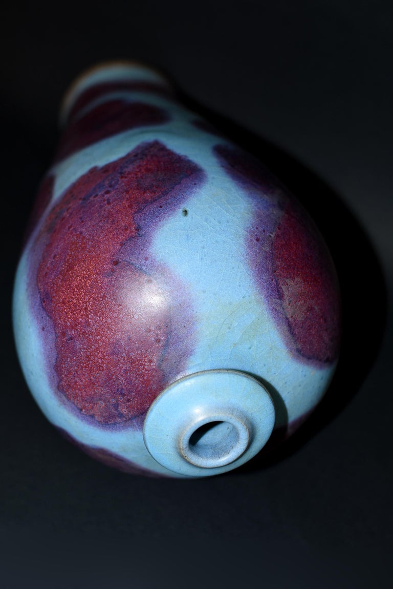 Chinese Jun Ware Porcelain Vase, Tang Dynasty Style For Sale at 1stDibs