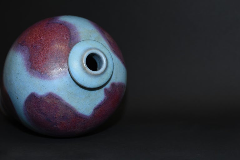 Chinese Jun Ware Porcelain Vase, Tang Dynasty Style For Sale at 1stDibs