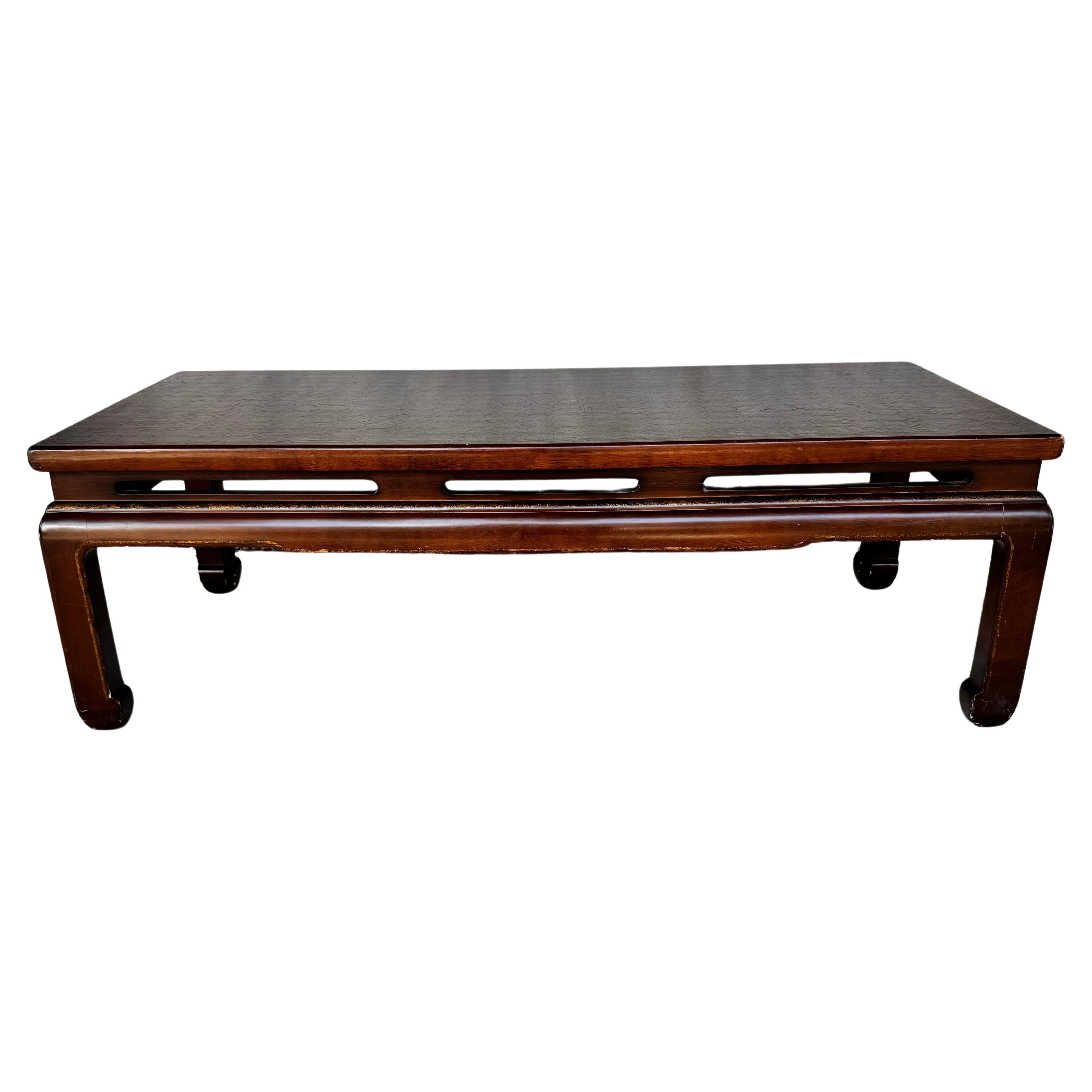 Chinese Lacquered Cocktail Table For Sale at 1stDibs