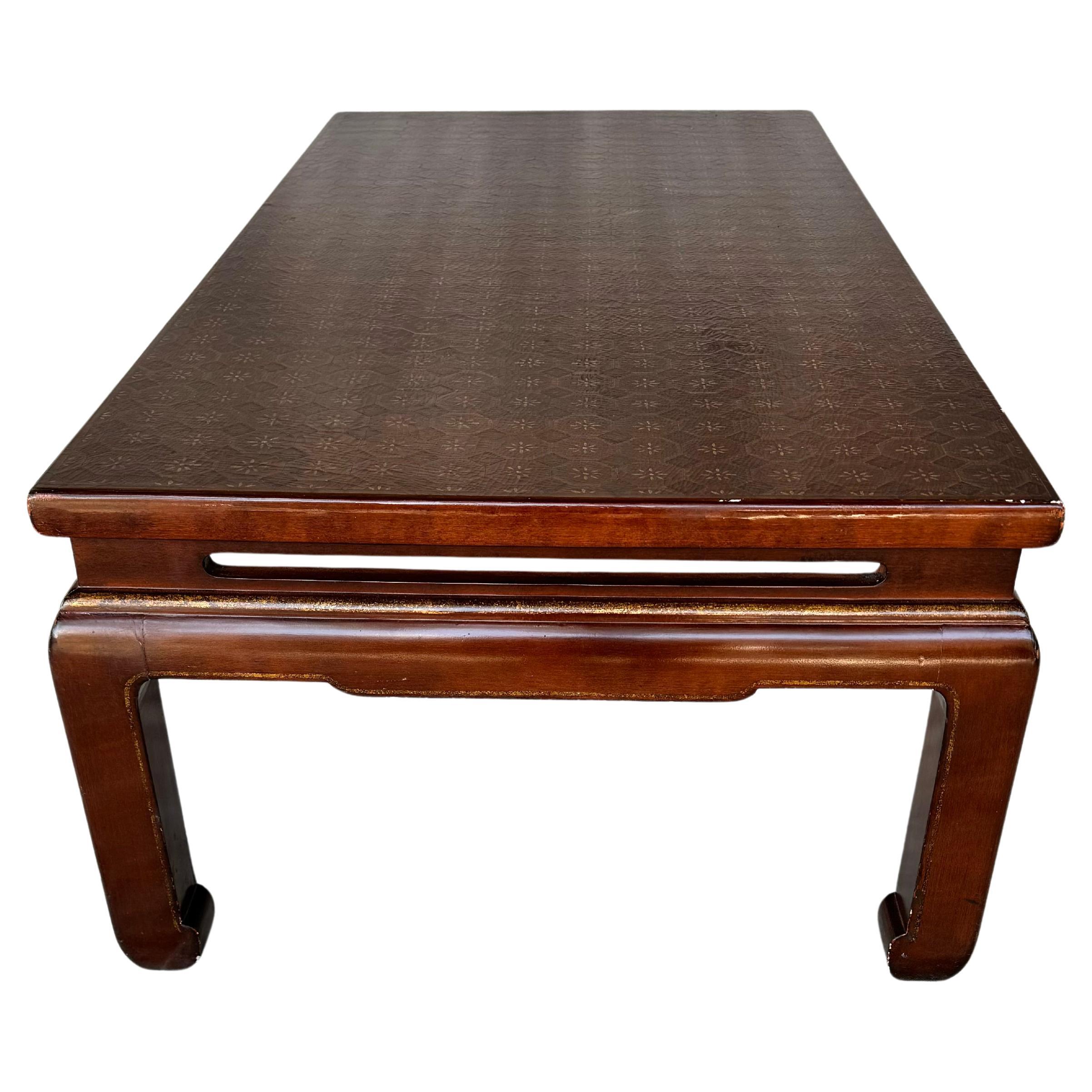 Chinese Lacquered Cocktail Table For Sale at 1stDibs