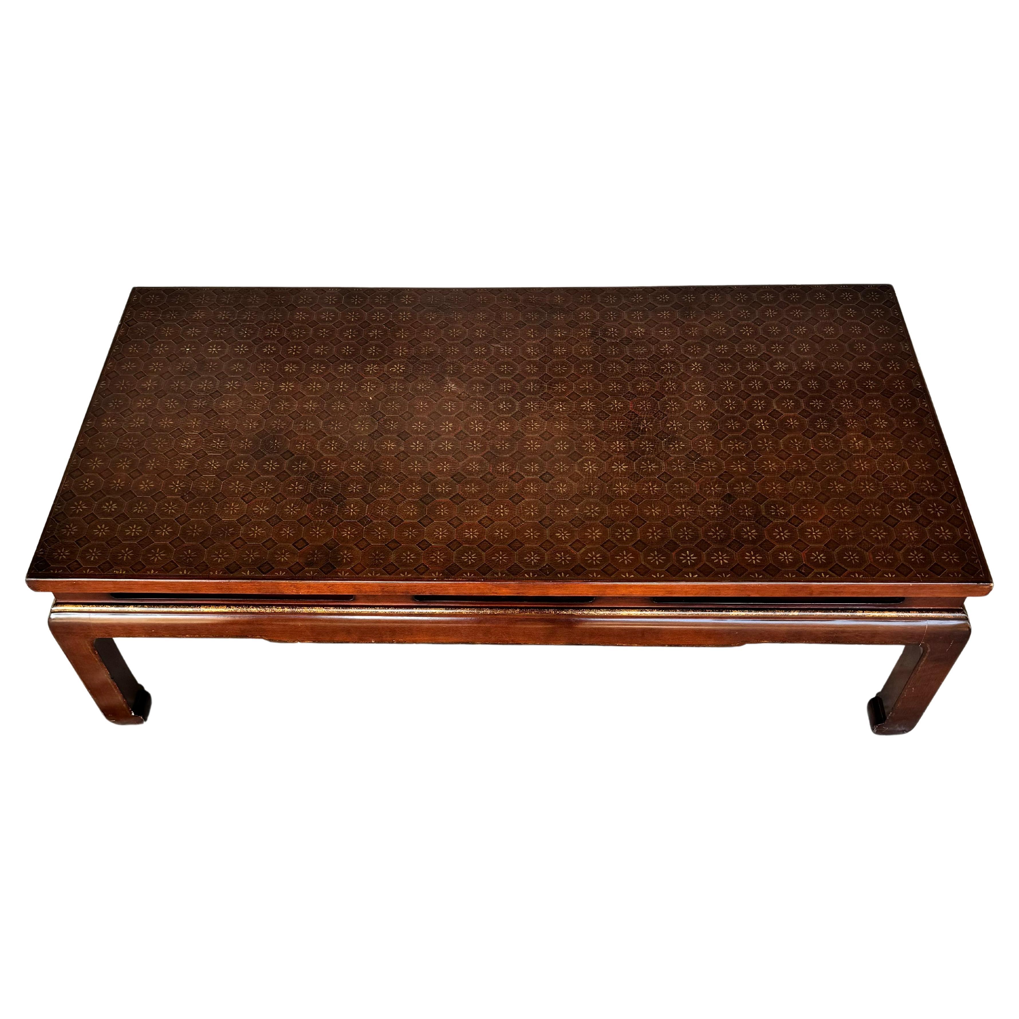 Chinese Lacquered Cocktail Table For Sale at 1stDibs