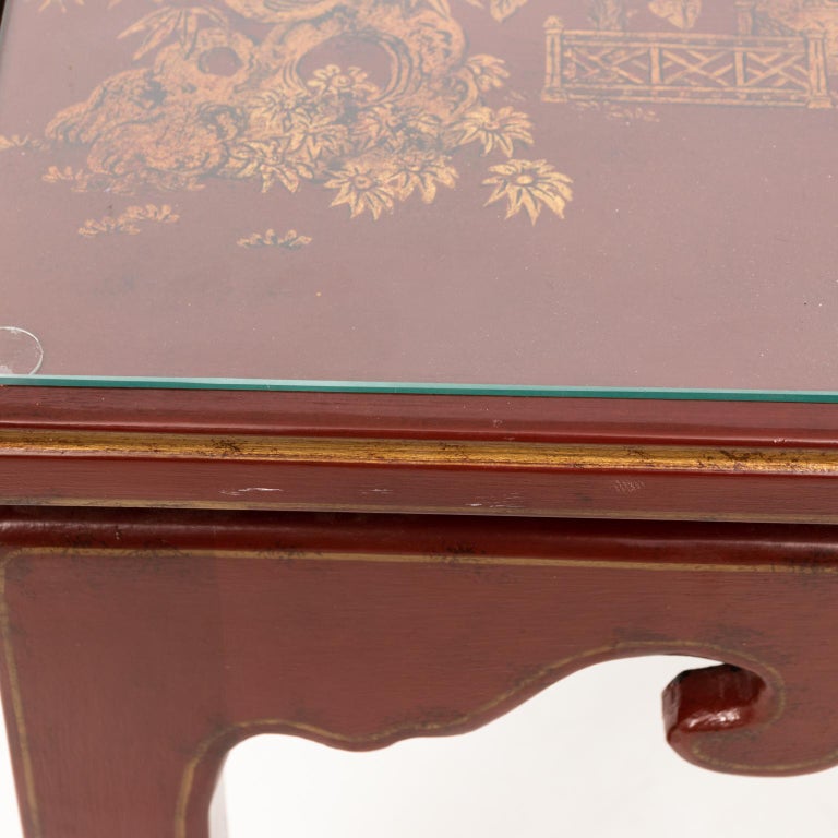 Chinese Lacquered Coffee Table For Sale at 1stDibs