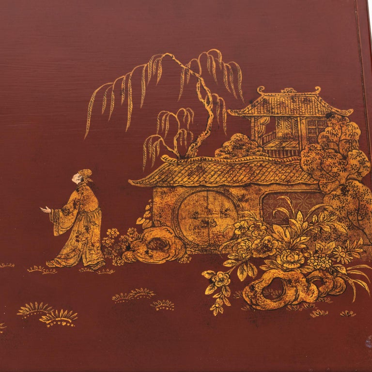 Chinese Lacquered Coffee Table For Sale at 1stDibs