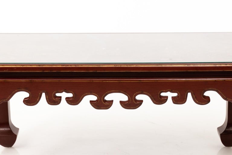 Chinese Lacquered Coffee Table For Sale at 1stDibs