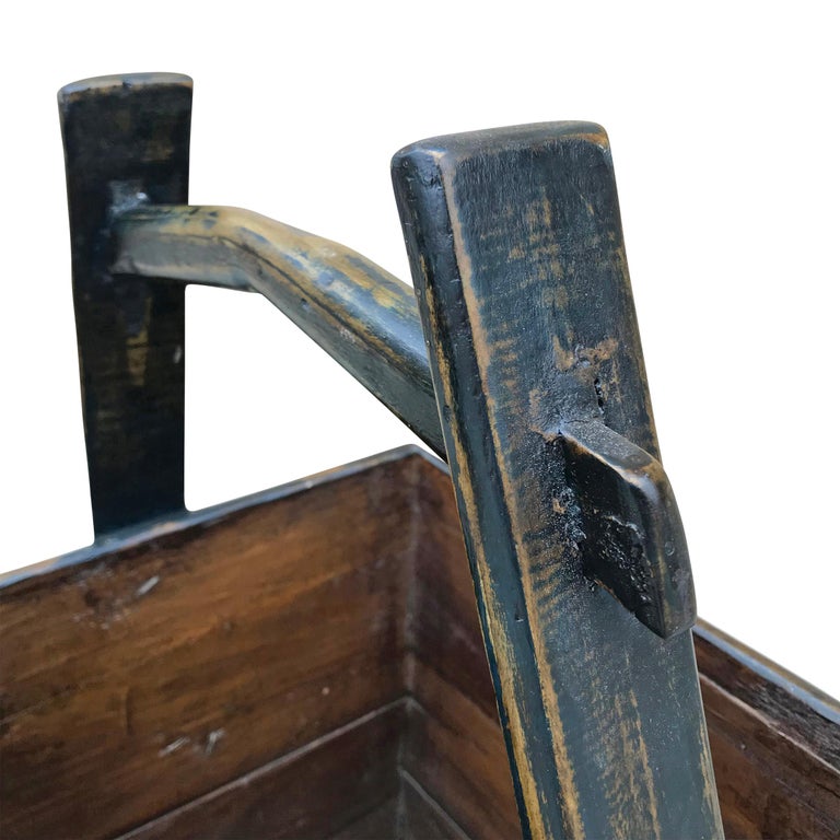 Chinese Lacquered Grain Bucket at 1stDibs | grain bucket for sale