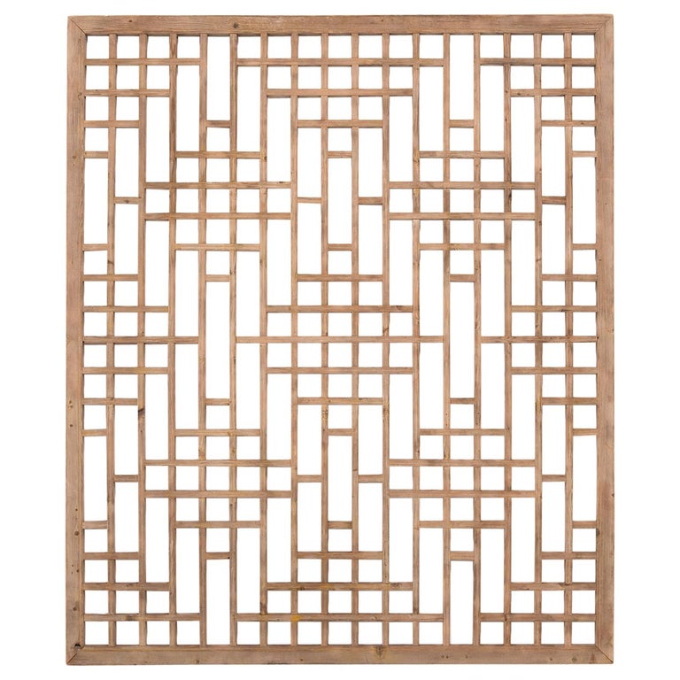 Chinese Lattice Window Panel, circa 1900 at 1stDibs