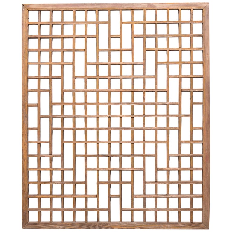 Chinese Lattice Window Panel, circa 1900 at 1stDibs | chinese window ...