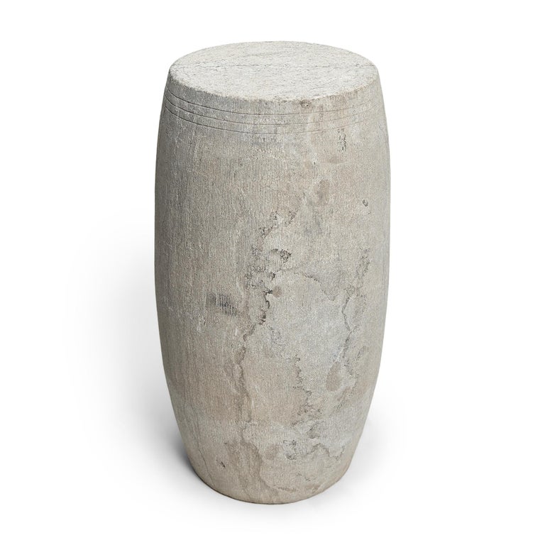 Chinese Limestone Drum For Sale at 1stDibs