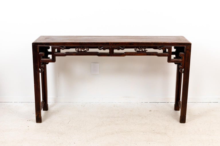 Chinese Long Altar Table Console For Sale at 1stDibs
