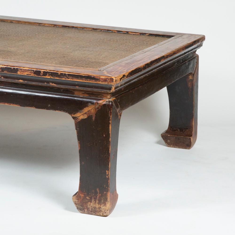 Chinese Low Table with Rattan Top at 1stDibs | low chinese table, low ...