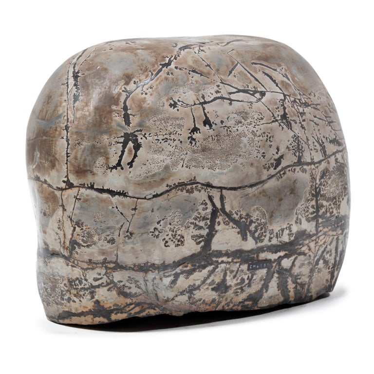 Chinese Meditation Painting Stone at 1stDibs