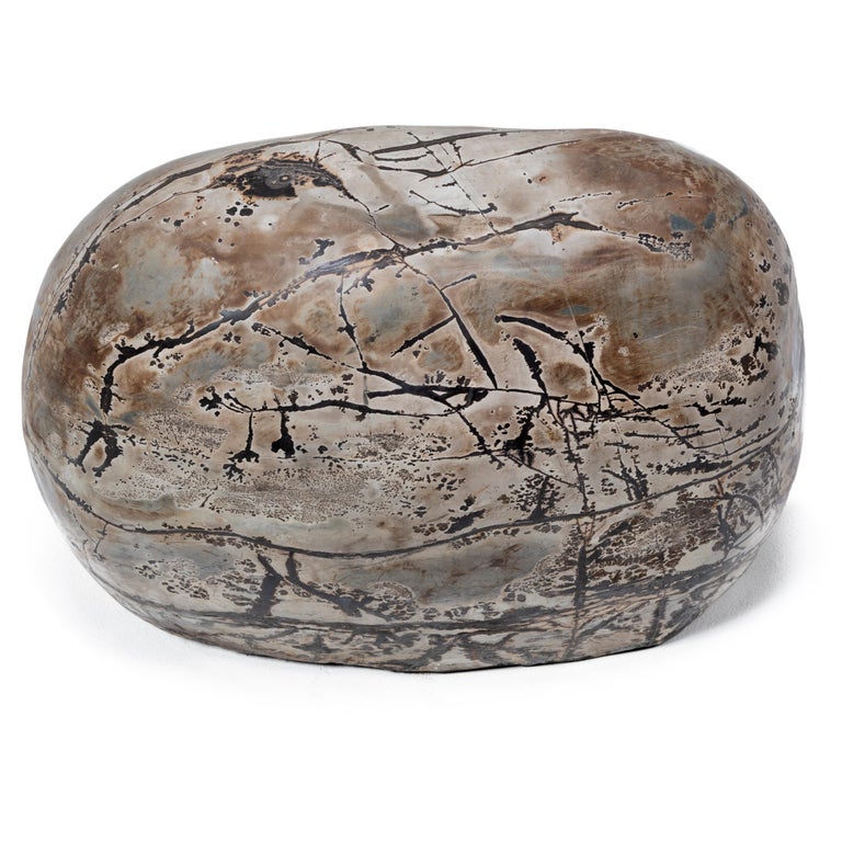 Chinese Meditation Painting Stone at 1stDibs