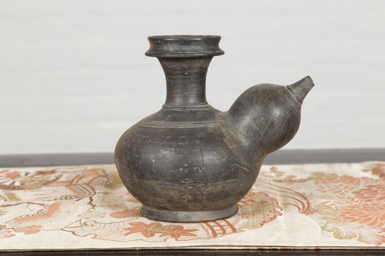 Sukhothai 17th Century Earthenware Ewer Kendi Ritual Water Vessel For ...