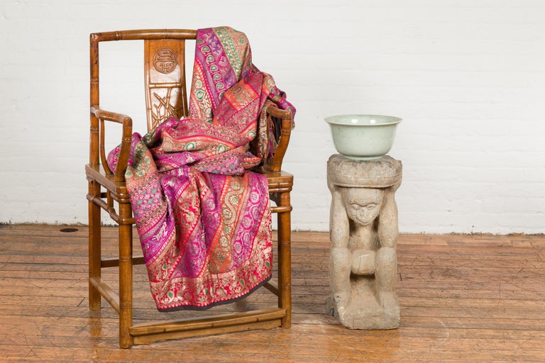 Chinese Ming Dynasty 17th Century Hand Carved Stone Monkey Temple ...