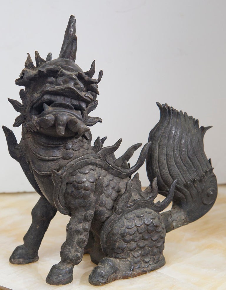 Chinese Ming Dynasty Bronze Kylin at 1stDibs | kylin chinese