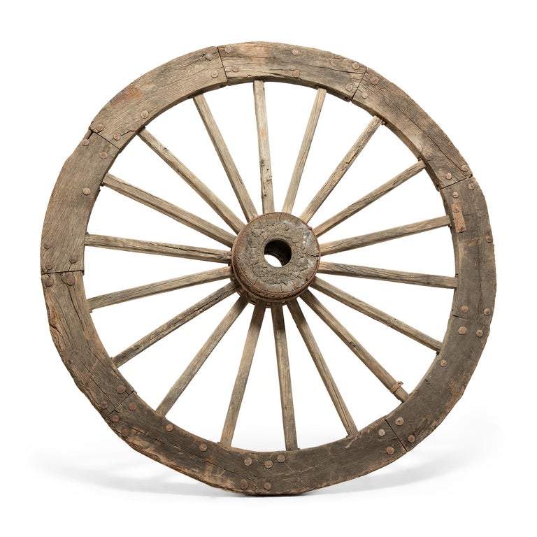 Chinese Monumental Mill Wheel, circa 1900 For Sale at 1stDibs