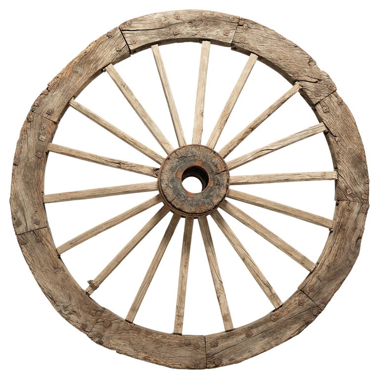 Chinese Monumental Mill Wheel, circa 1900 For Sale at 1stDibs