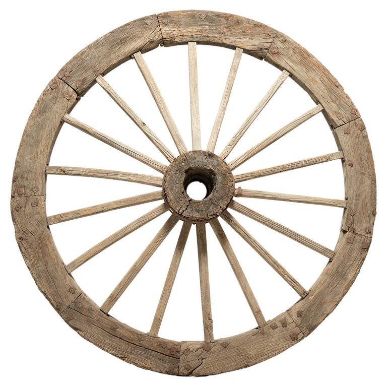 Chinese Monumental Mill Wheel, circa 1900 For Sale at 1stDibs