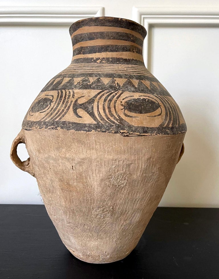 Chinese Neolithic Painted Pottery Jar at 1stDibs