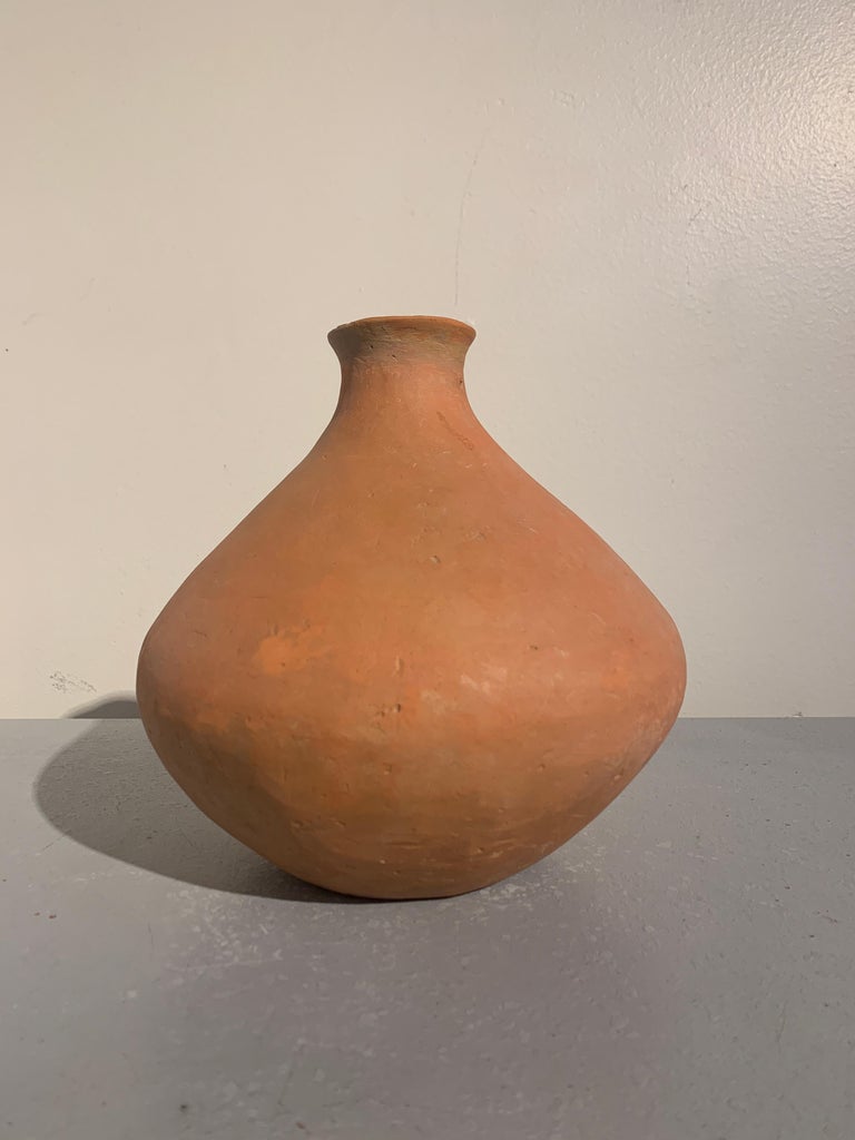 Chinese Neolithic Qijia Culture Red Pottery Vessel, 2200 BC - 1600 BC ...