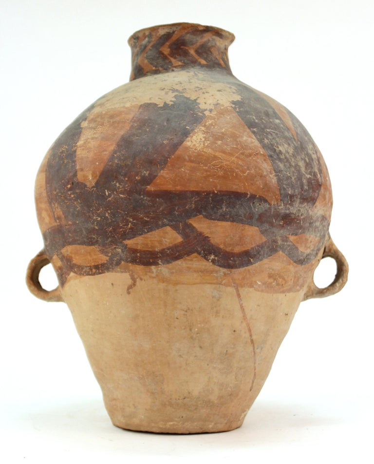 Chinese Neolithic Style Earthenware Pot at 1stDibs