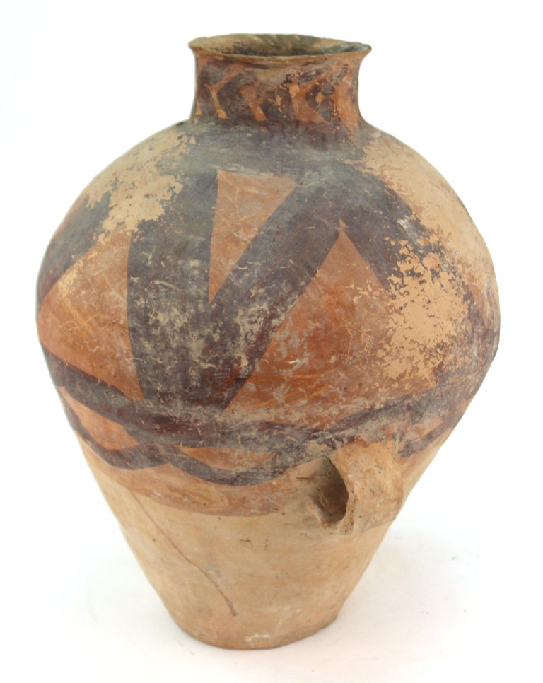 Chinese Neolithic Style Earthenware Pot at 1stDibs