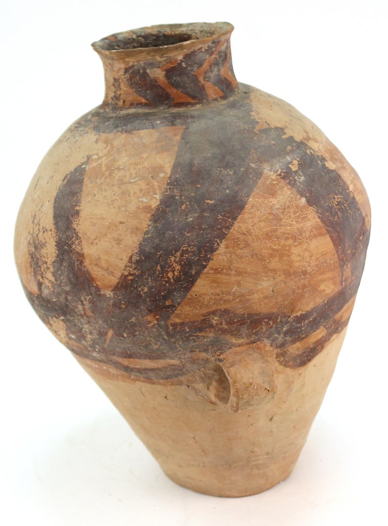 Chinese Neolithic Style Earthenware Pot at 1stDibs