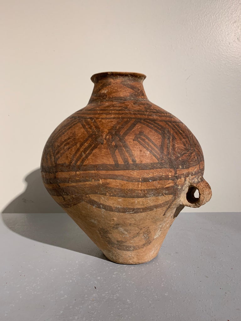 Chinese Neolithic Yangshao Culture Painted Pottery Amphora, circa 3500 ...