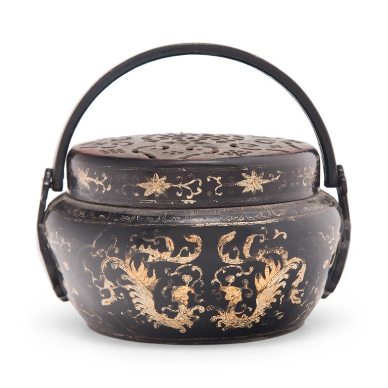 Chinese Painted Brass Phoenix Brazier, c. 1900 For Sale at 1stDibs ...