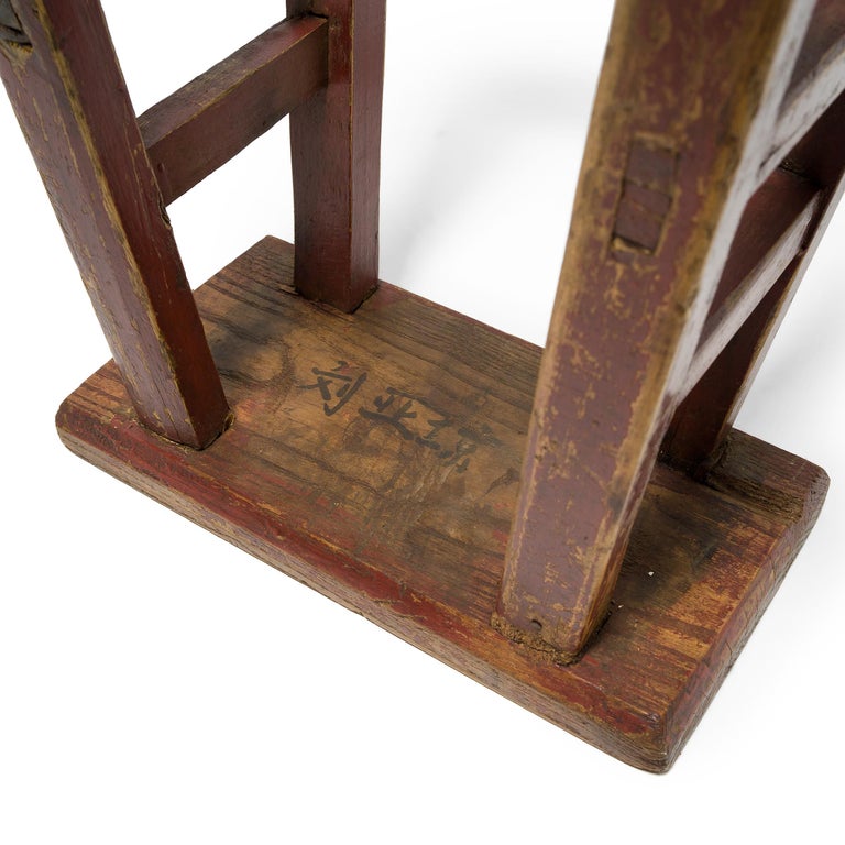 Chinese Painted Courtyard Stool, circa 1900 For Sale at 1stDibs