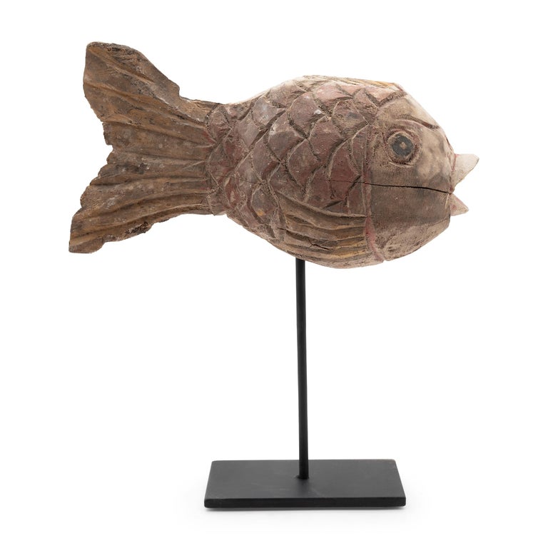 Chinese Painted Lucky Fish For Sale at 1stDibs