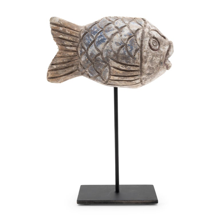 Chinese Painted Lucky Fish For Sale at 1stDibs